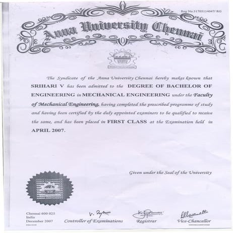 Bachelors diploma | PDF