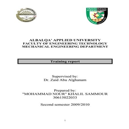 training report | PDF | Aviation Industry | Industries