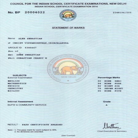 12th Statement of Marks | PDF