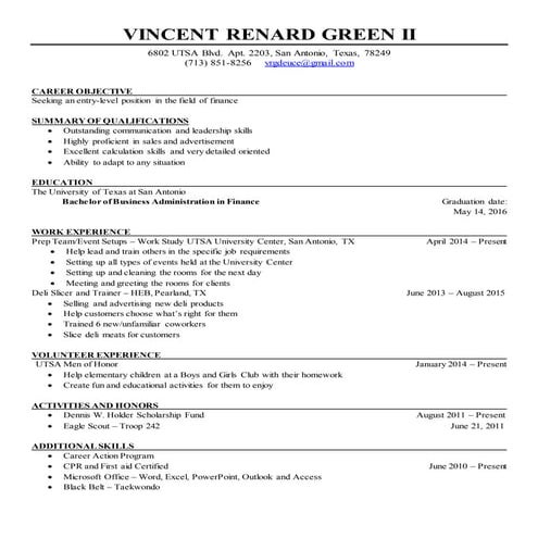 My Resume SA | PDF