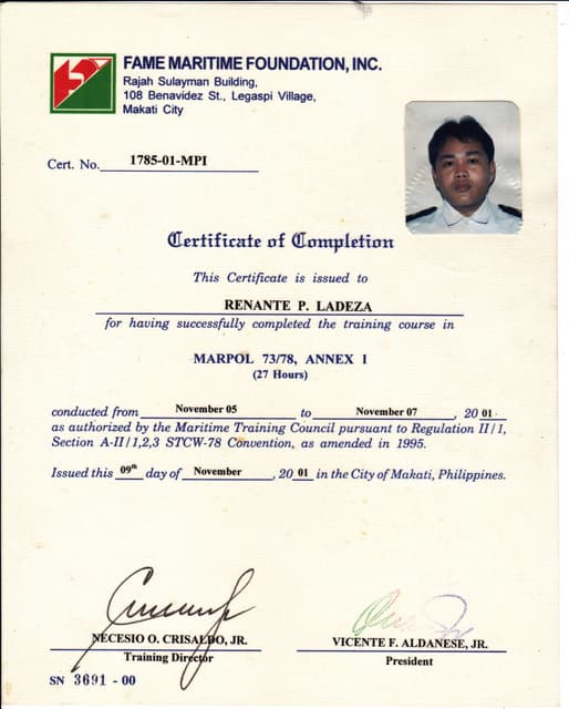 PMI CERTIFICATE | PDF