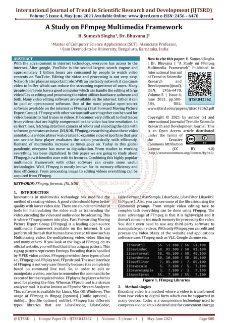 Unsupervised video summarization framework using keyframe extraction and video skimming | PPTX