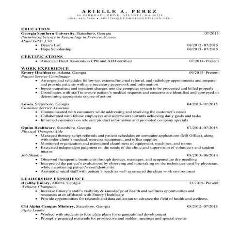 Overhuelresume | PDF