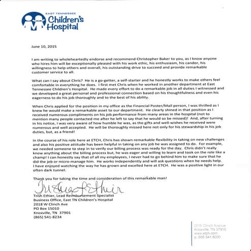 Reference letter Atlantic Hotel | DOCX