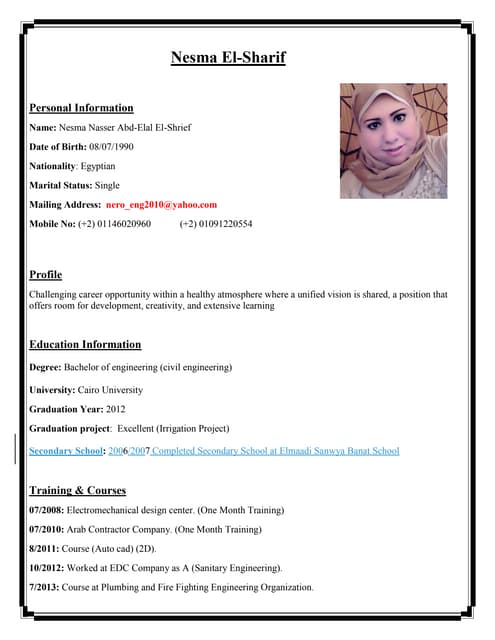 Bekir cv ödevi sunumu | PDF