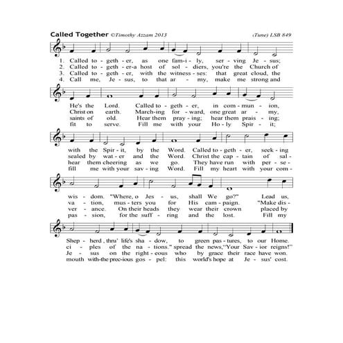 Called together | PDF