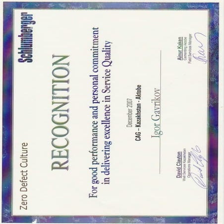 Recognition Pdf