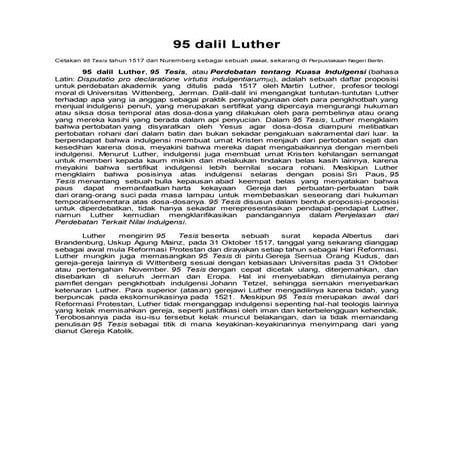 95 dalil luther | DOCX