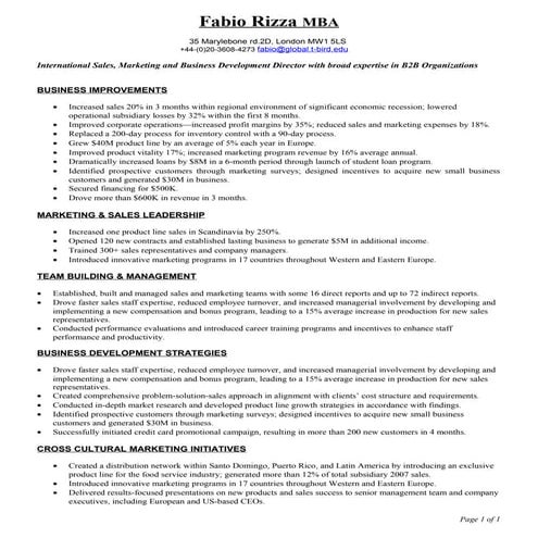 FABIO RIZZA results by area of expertise | PDF