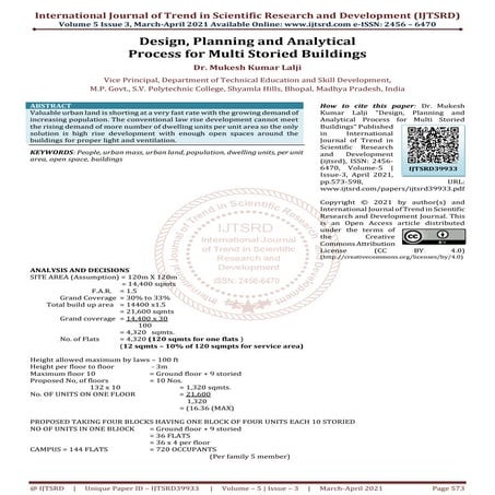 Analysis and Design of Residential Building G 1 using STAAD Pro | PDF