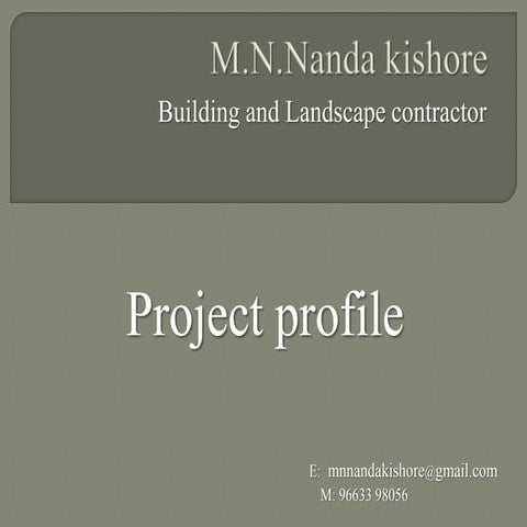 M.N.Nanda kishore Profile | PPSX