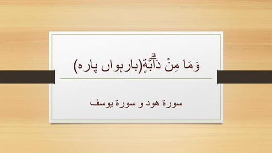 Aqeeda E Tauheed in Urdu | PPTX