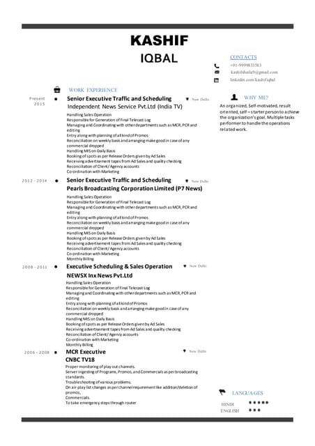 Kashif Iqbal presentations