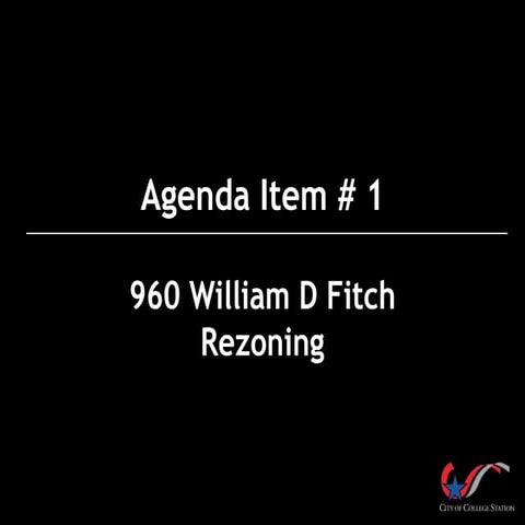 960 W.D. Fitch Rezoning | PPTX