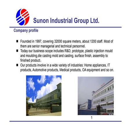 Presentation of SunOn Mould | PDF