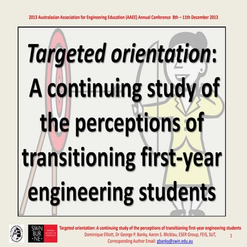AAEE2013 Targeted orientation 3) | PPT