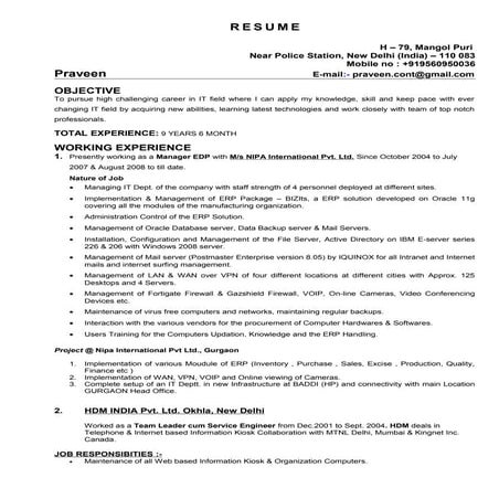 Resume | PDF