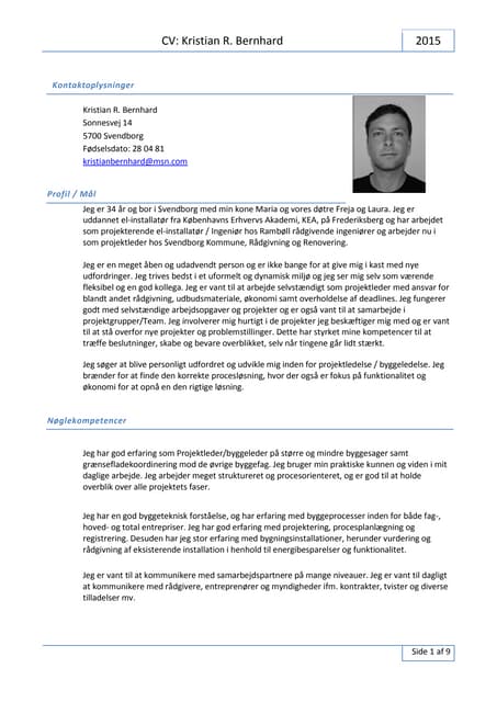 CV Mai-Britt Haubro | PDF