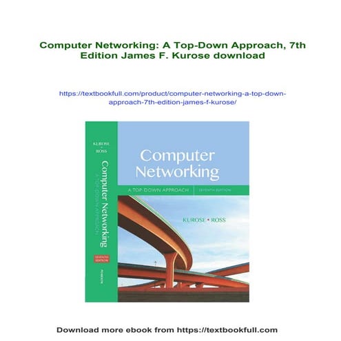 Computer Networking: A Top-Down Approach, 7th Edition James F. Kurose | PDF