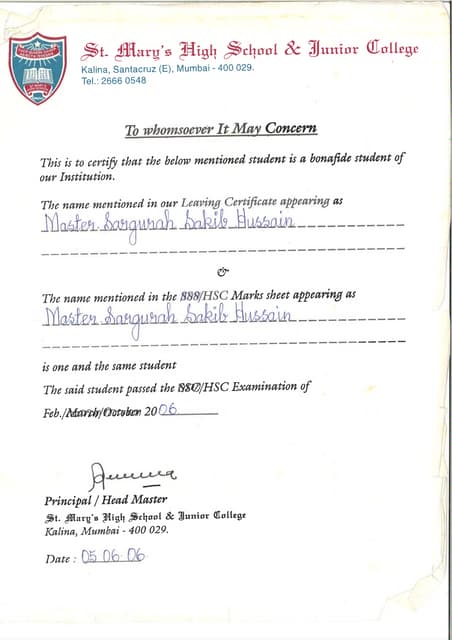 Grade Mark Sheet | PDF