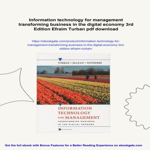 Information technology for management transforming business in the ...