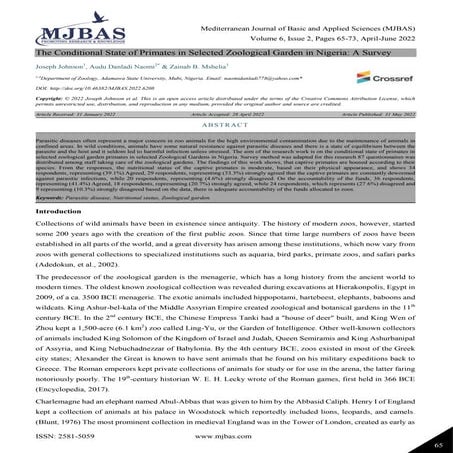 Community Perception and Pangolins (Manis spp.) Conservation in the ...