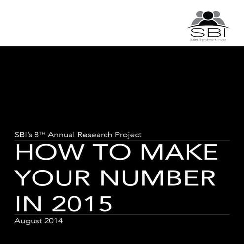 How_To_Make_Your_Number_In_2015__-_Report | PDF