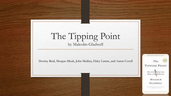 The tipping point[1] | PPTX | Books and Literature
