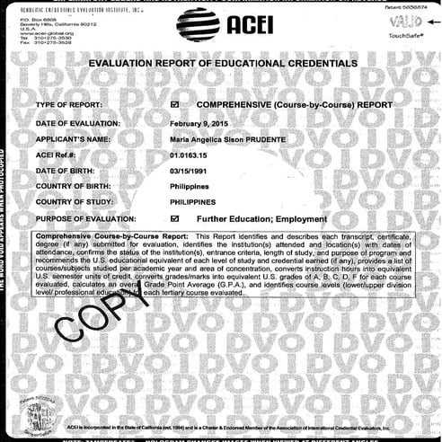 Evaluation of Credentials | PDF