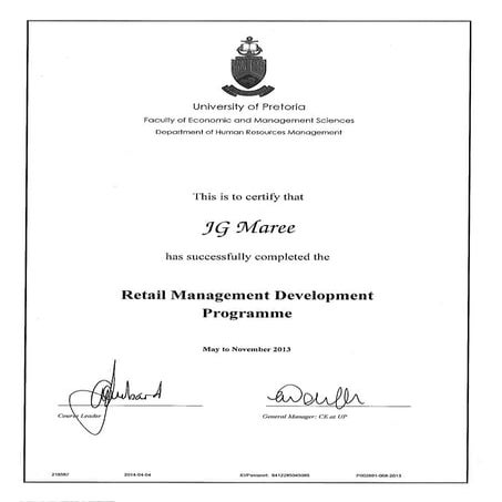 RMDP Diploma | PDF