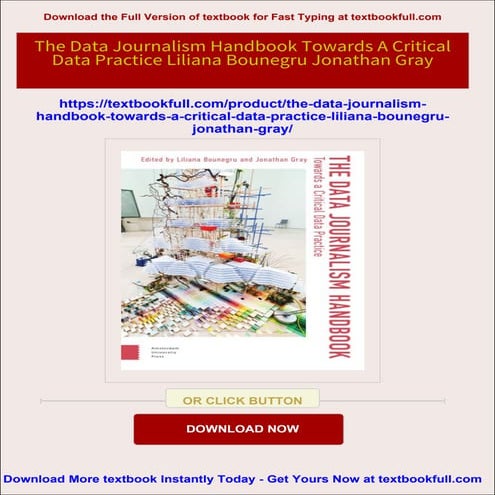 The Data Journalism Handbook Towards A Critical Data Practice Liliana ...