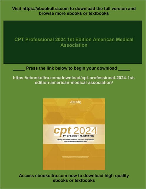 Intoduction to CPT | PPTX | Medical Tests | Medical Health