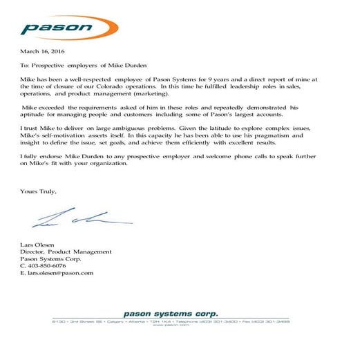 Mike Durden Reference Letter -Lars 3.16
