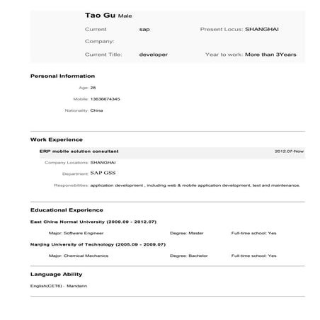 Bongani Thela's Resume | DOCX