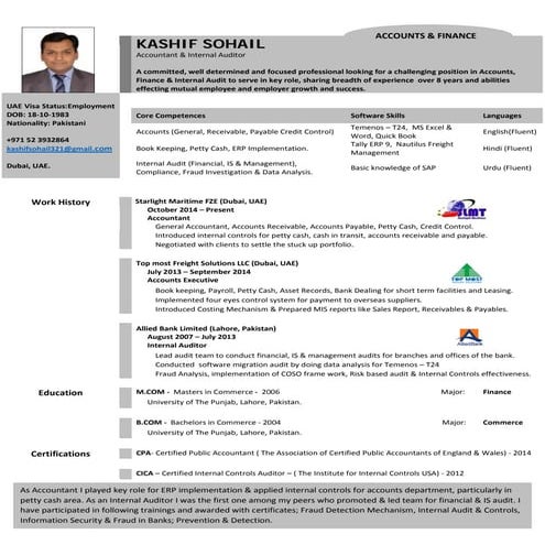 Kashif Sohail - CV | PDF