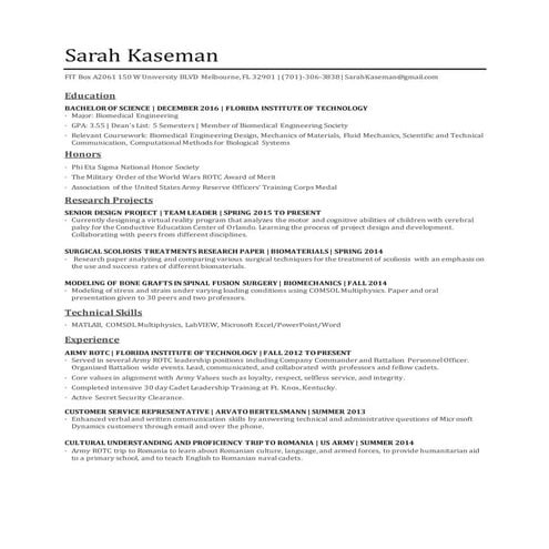 Sarah Kaseman Resume 2 | DOCX