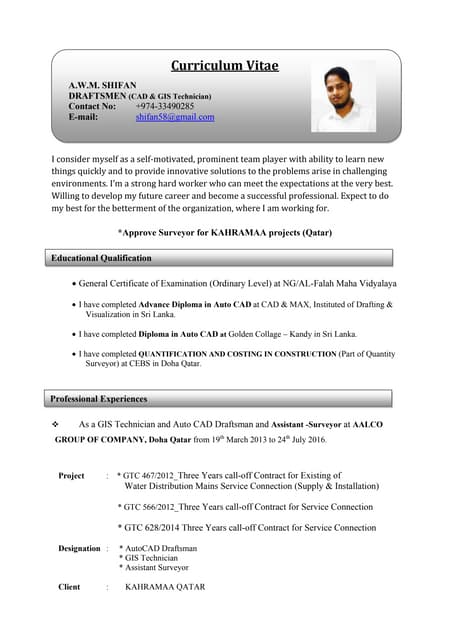 Sharfan cv dispatch officer 2019 | PDF