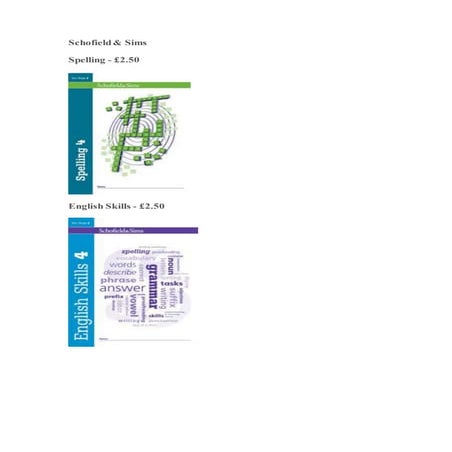 Schofield English & Maths | PDF