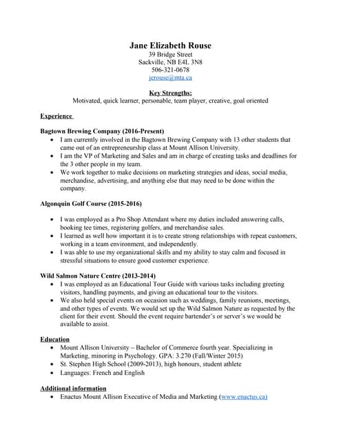Chris Payne Resume | PDF