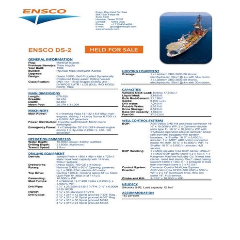 ENSCO-DS-2 | PDF