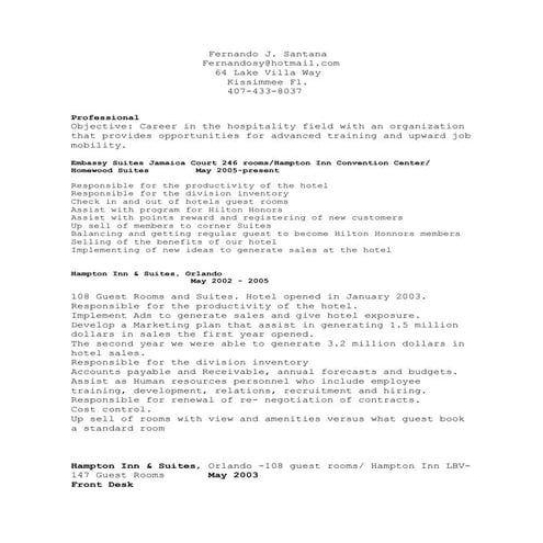 fernando resume | PDF