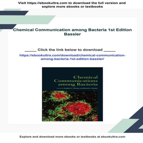 The Secret Life of Bacteria: Communication Pathways in Methane ...