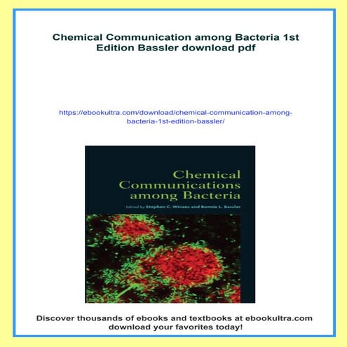 Chemical Communication among Bacteria 1st Edition Bassler | PDF