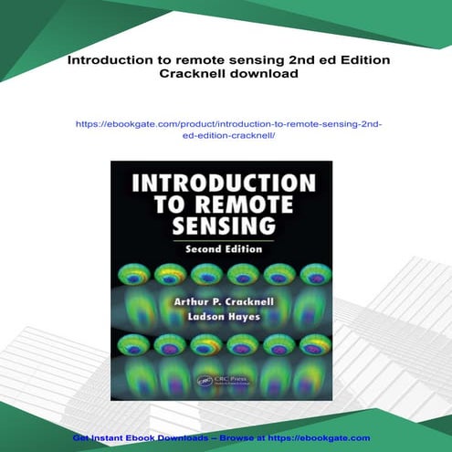 Introduction to remote sensing 2nd ed Edition Cracknell | PDF