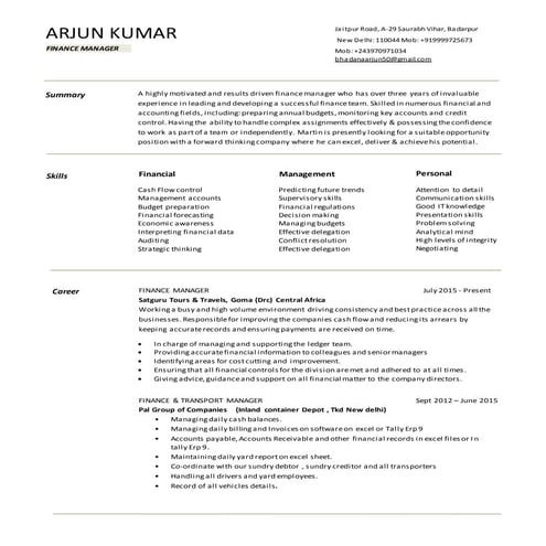 Executive Profile | PDF