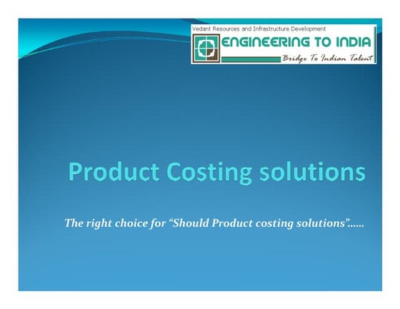 Product Costing | PPT