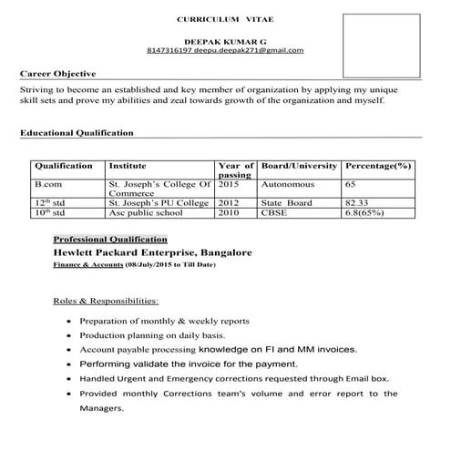 resume deepak (1) (2) (2) | PDF
