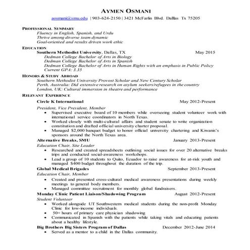 Current Resume | DOCX