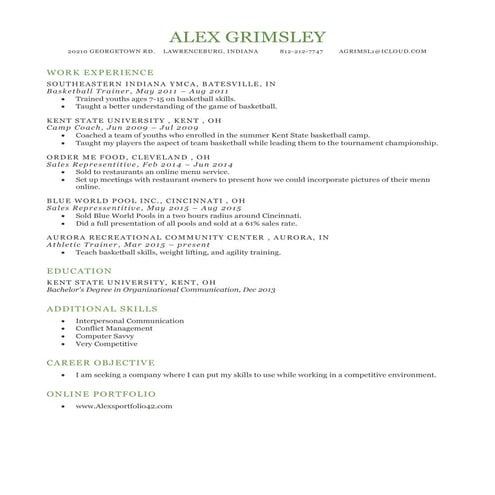 Resume Alex | PDF