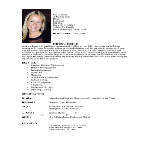 LisaCampbell-CV2016 | DOC